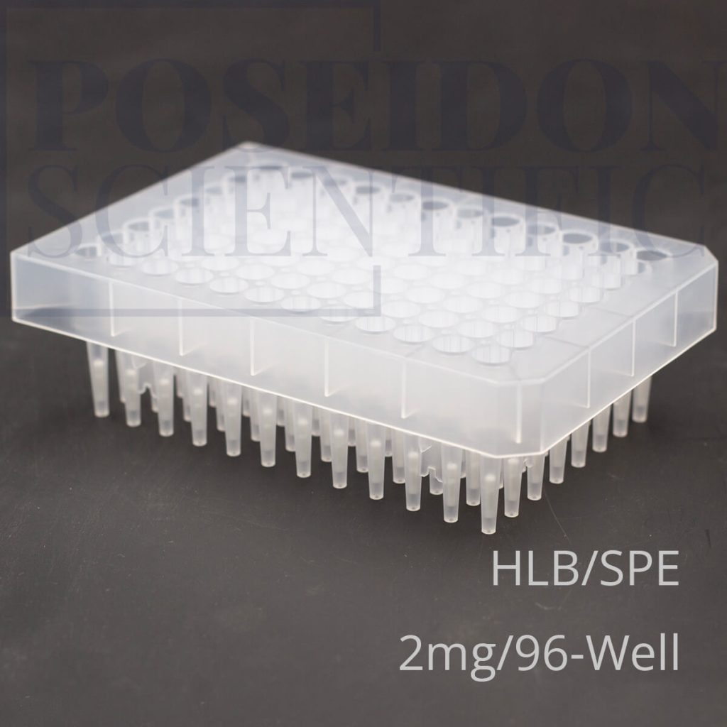 96-Well HLB/WCX/WAX/MAX/MCX SPE Plates - Poseidon Scientific