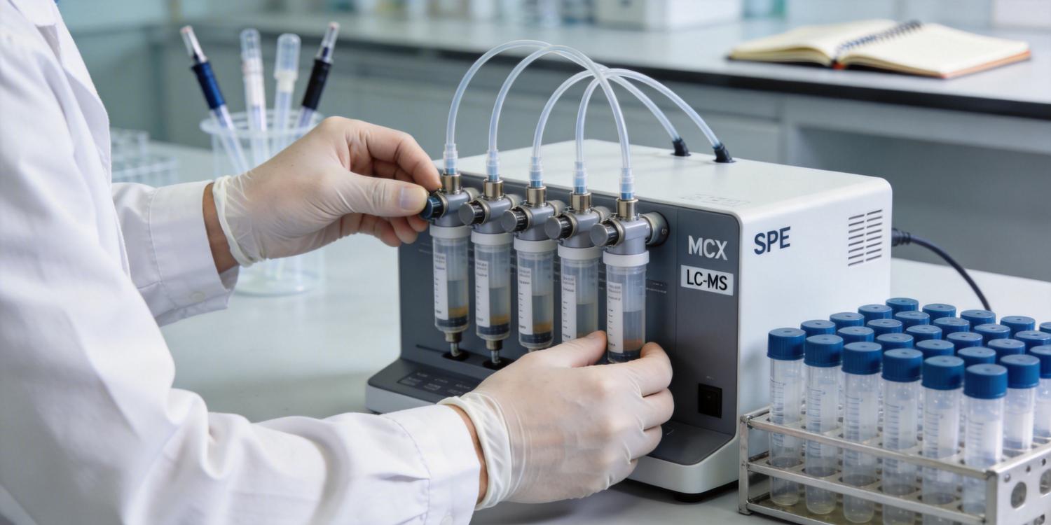 MCX SPE Method for Antidepressant Drug Extraction